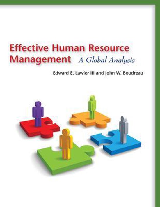 Effective Human Resource Management, Edward Lawler | 9780804776875 | Boeken | bol.com