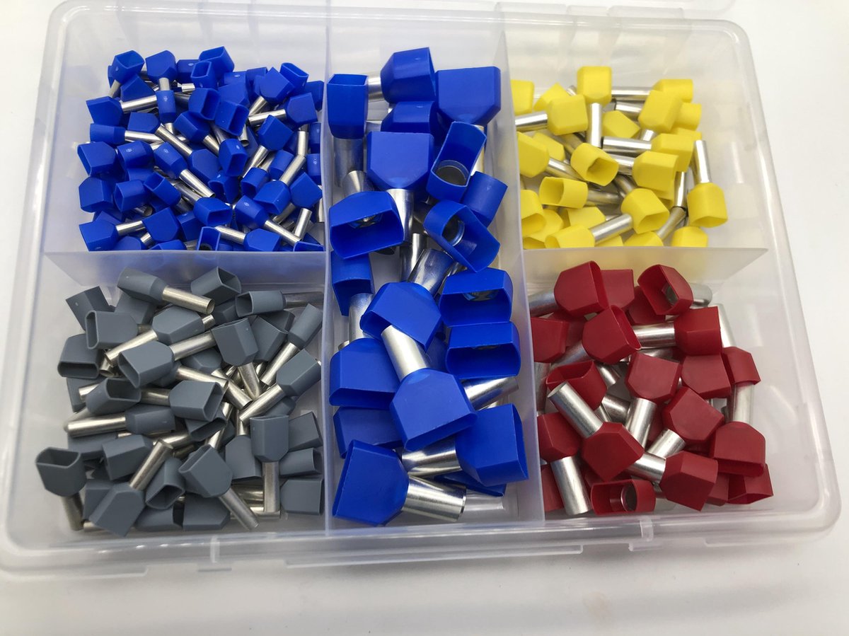 Adereindhulzen dubbel assortiment | Ferrule | Draadhuls |Adereindhuls ...
