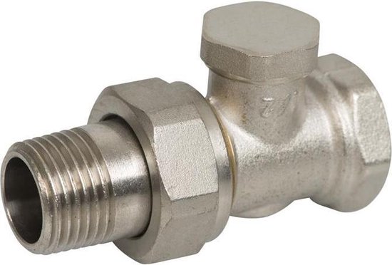 Plieger radiator voetventiel 1/2 recht | bol