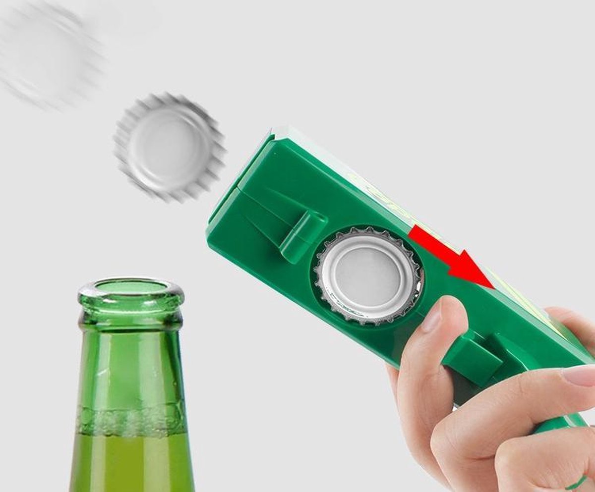 Capgun set van 4 nieuwe versie cap gun bieropener fles opener bierdopje ...