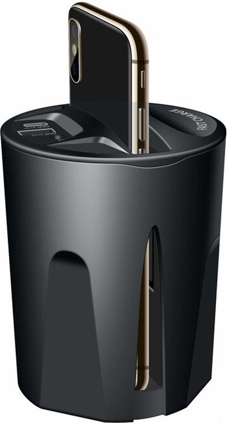 DrPhone SCION-X2 – Draadloze Auto Oplader – 15W – Auto Beker/Kophouder ...