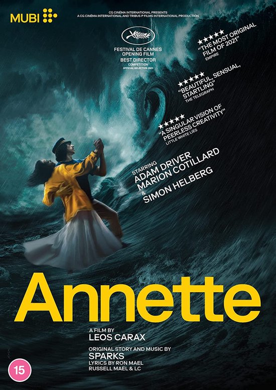 Annette (DVD) (Dvd), Adam Driver, Marion Cotillard | Dvd's | bol.com