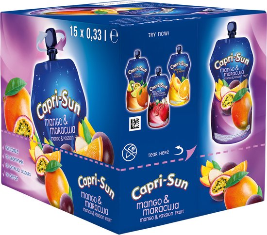 Capri Sun Mango & Passievrucht 15x330 ml | bol.com