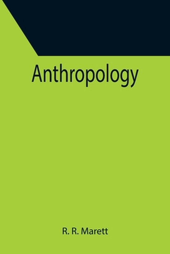 Anthropology | 9789355395801 | R R Marett | Boeken | bol.com