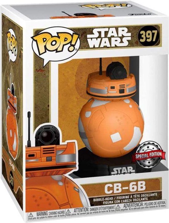 Funko POP! Star Wars - CB-6B Special edition 397 - Galaxy's Edge | bol