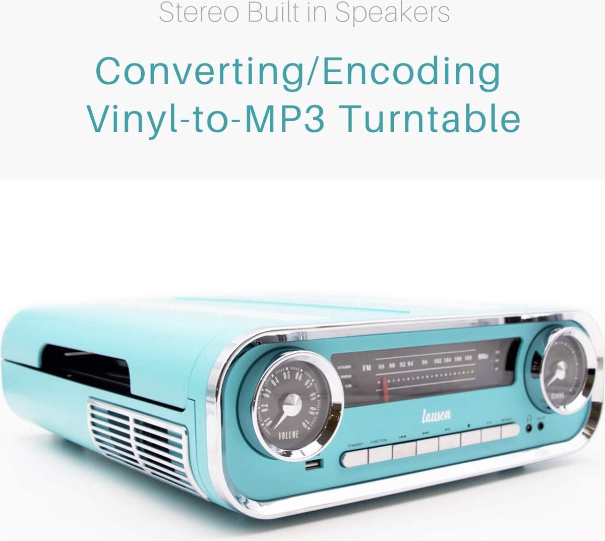 Lauson 01TT18 Vinyl Platenspeler Retro | Vintage Turntable Muscle Car ...