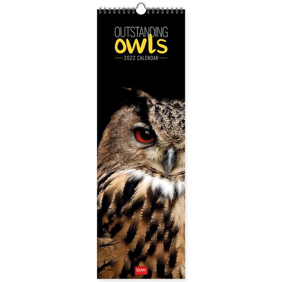 Legami Outstanding Owls 2022 kalender | 8054320562207 | Boeken | bol.com
