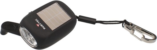 Rubytec Kao Zaklamp met Clip - Flashlight - Opladen door Zonlicht - Zakformaat - 4,6 x... | bol