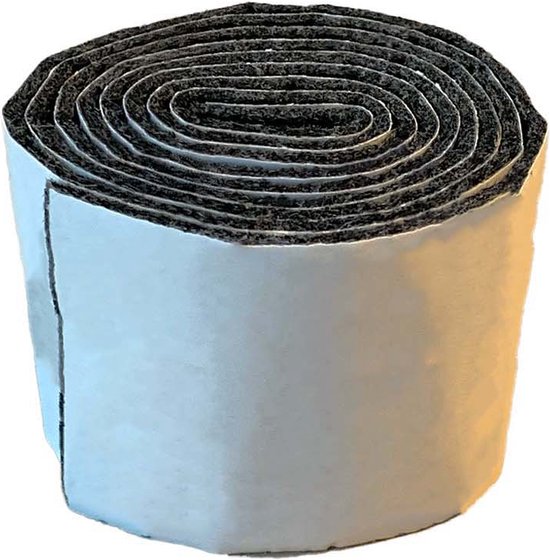 FSW-Products - Zelfklevende Vilt Grijs (Rol 1 Meter) - 5cm breed - Vilt ...