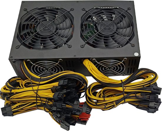 3000W Mining PSU- PC Interne voeding miner - GPU 80+ ETH 3000 watt | bol