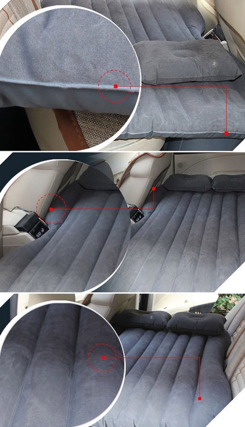 VIFY® Opblaas auto matras - luchtbed voor in de wagen - camping bank ...