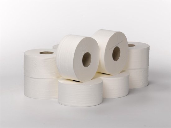 Jumbo Wc-Rol 2L 180M Mini Cellulose - 12 rollen | bol
