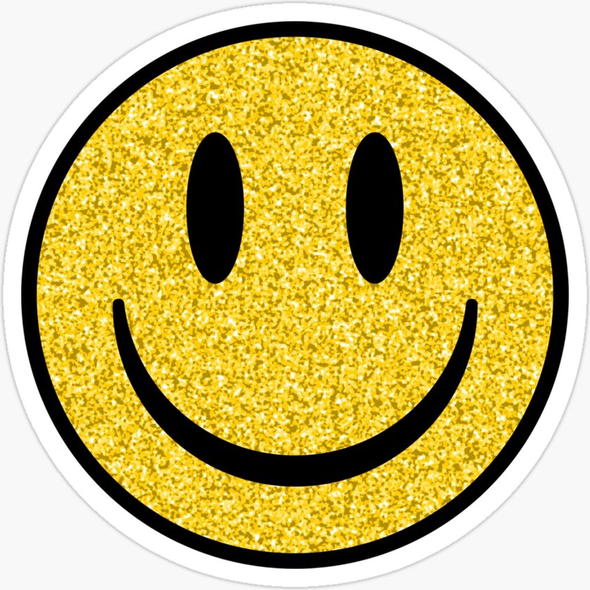 Grote Glittersmiley Stickers | 10 Vel Smiley Glitterstickers | 200 ...