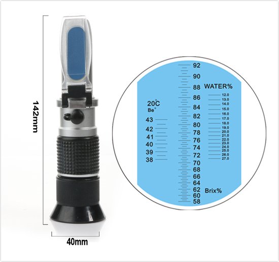 Refractometer Set - Brixmeter - Honing Meter - Hydrometer ...