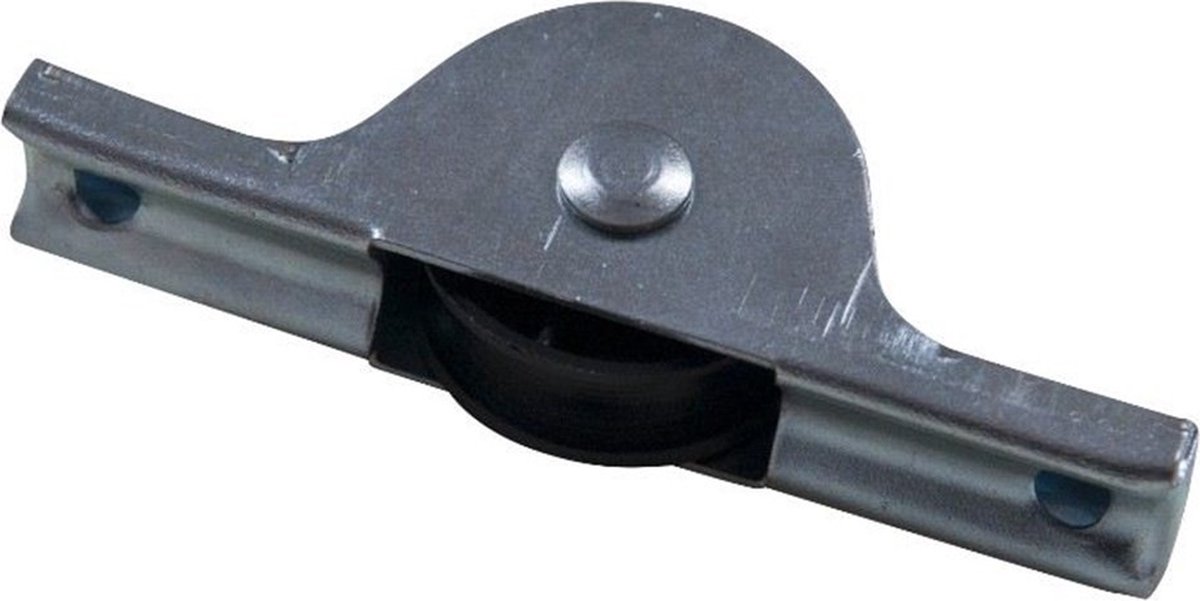 Jansen Rolslot met plaatijzeren kast polyamide wiel 25mm met groef ...