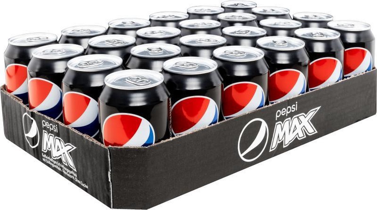 Pepsi Max Blikjes 33cl Tray 24 Stuks Frisdrank | bol