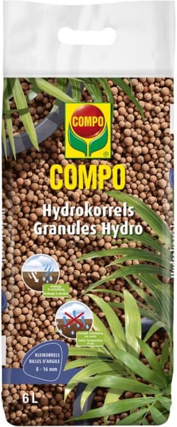 COMPO Hydrokorrels - bodembedekker - stofvrije, onbreekbare kleikorrels ...