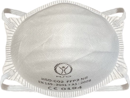Stofmasker FFP2 NR 2 verpakt per 20 stuks | bol