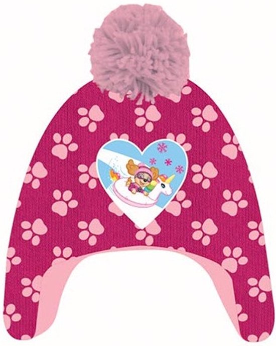 Paw Patrol Winter Muts met oorbedekking - Skye - Roze | bol
