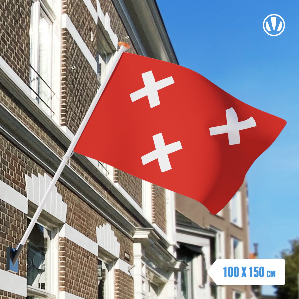 Vlag Breda 100x150cm | bol.com