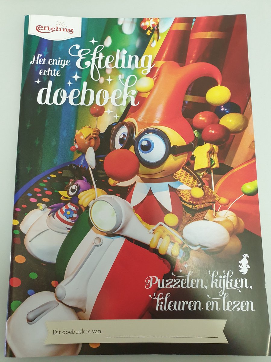 Efteling Het Enige Echte Doeboek | bol.com