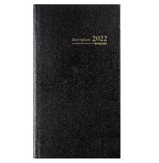 Brepols Interplan 2022 met harde lederlook omslag 6-talig | bol