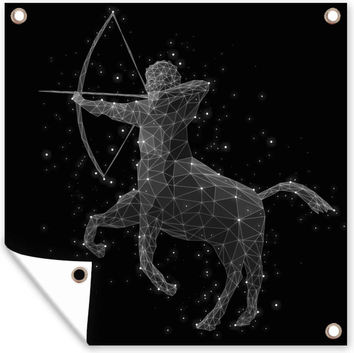 Tuinposters Astrologische illustratie sterrenbeeld boogschutter - 50x50 ...