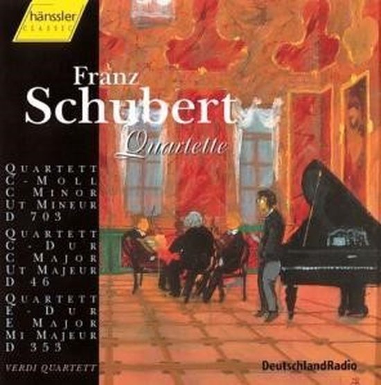 Verdi Quartett - Quartette: Quartettsatz C-Moll D703 (CD), Verdi ...