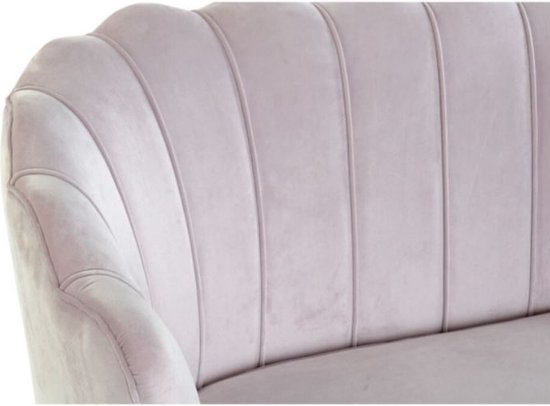 SCHELP BANK/SOFA HOME DECOR ROZE POLYESTER (130 X 77 X 83 CM) 2 ZITS ...