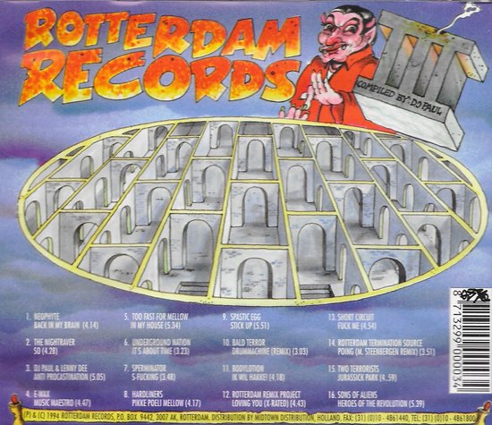 Best Of Rotterdam Records 3, Various | CD (album) | Muziek | bol.com
