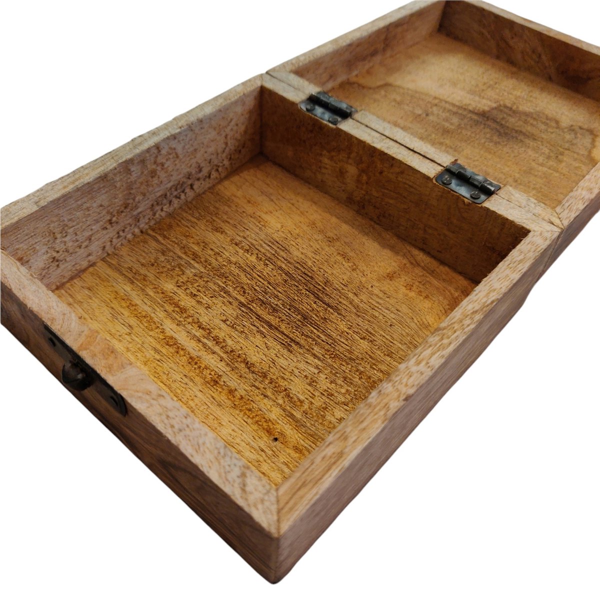 Handige Set 2x Mango Hout India Doosje Sieraden Box met Deksel | bol.com