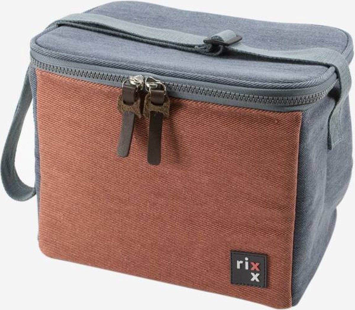 Rixx - Rixx Koeltas Donkerblauw/Oranjebruin 5L | bol.com