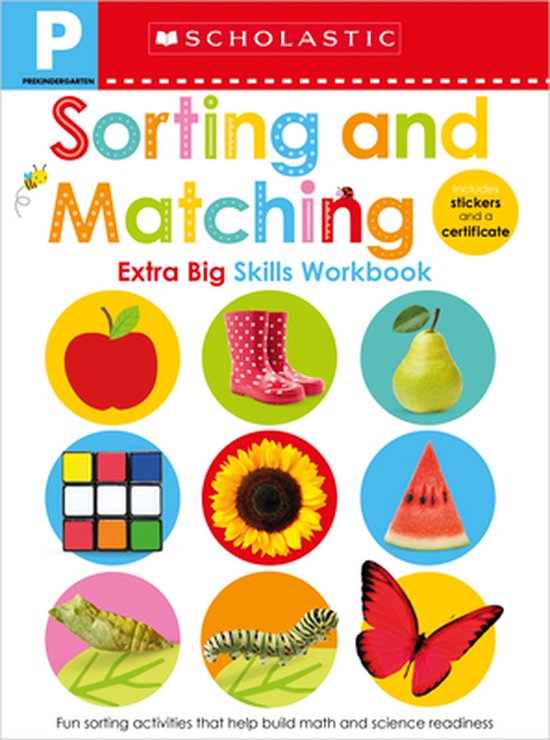Sorting and Matching Pre-K Workbook: Scholastic Early Learners (Extra ...