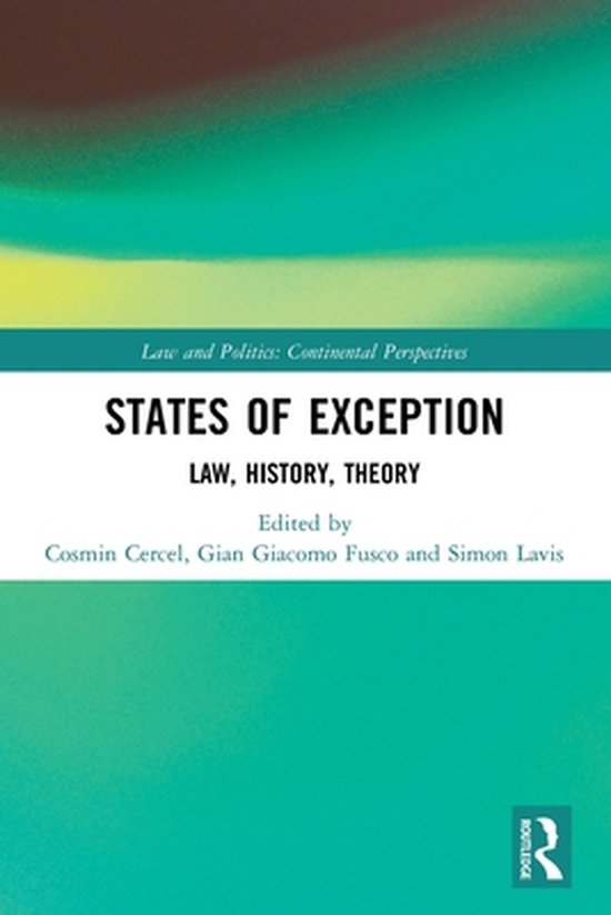 Law and Politics- States of Exception | 9780367529062 | Boeken | bol.com