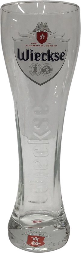 Wieckse Witte Bierglazen 40 cl - 2 Stuks | bol.com