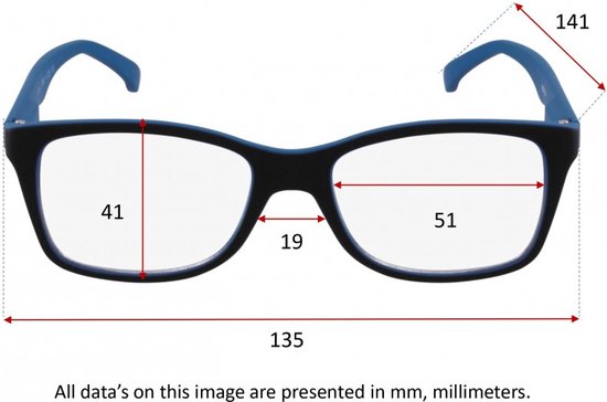 SILAC - BLACK&BLUE - Leesbrillen voor Vrouwen en Mannen - 7095 ...