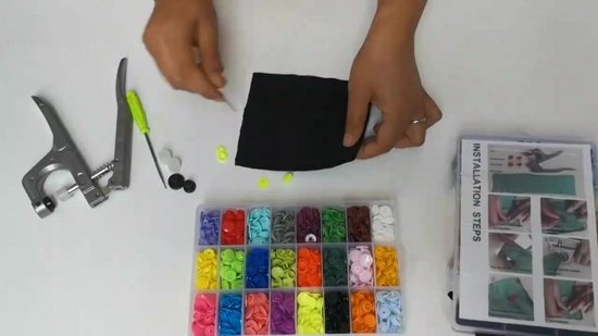 Drukknopen Set - Drukknopen naaien - Drukknopen met tang - 360 Stuks ...