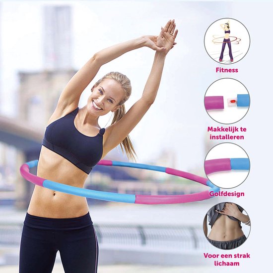 Fitness Hoelahoep - Inclusief Springtouw - Hula Hoop - Sport Hoepel ...