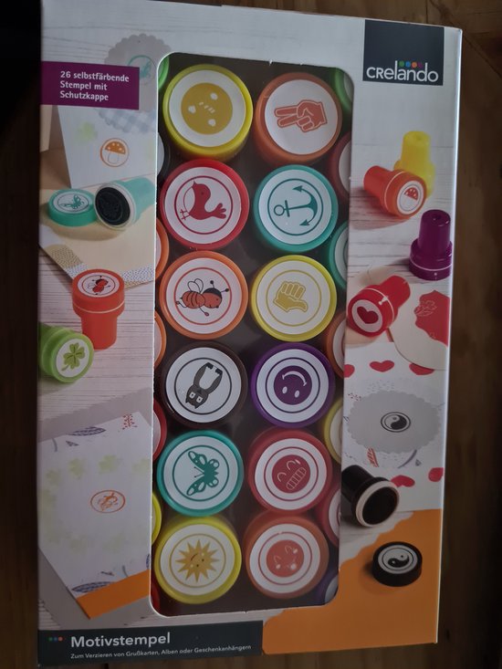 Crelando 26 verschillende Stempeltjes | bol.com