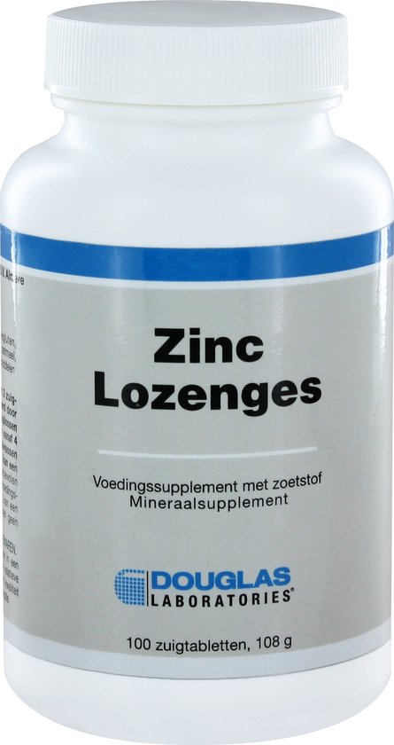 Douglas Laboratories Zinc Lozenges - 100 zuigtabletten - Mineraal | bol