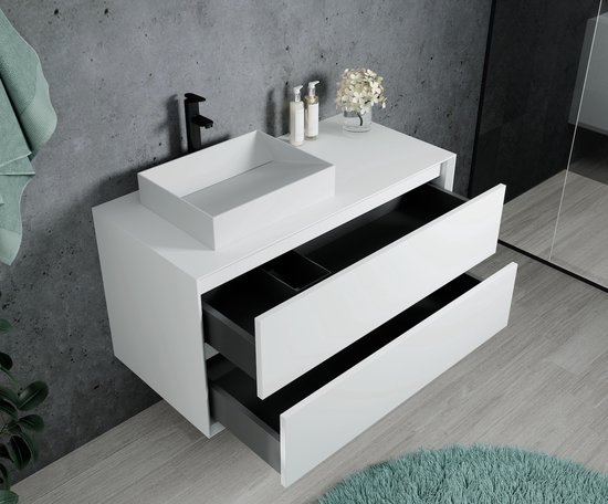 Badmeubelset Odessa 120cm breed badmeubel met waskom | bol.com