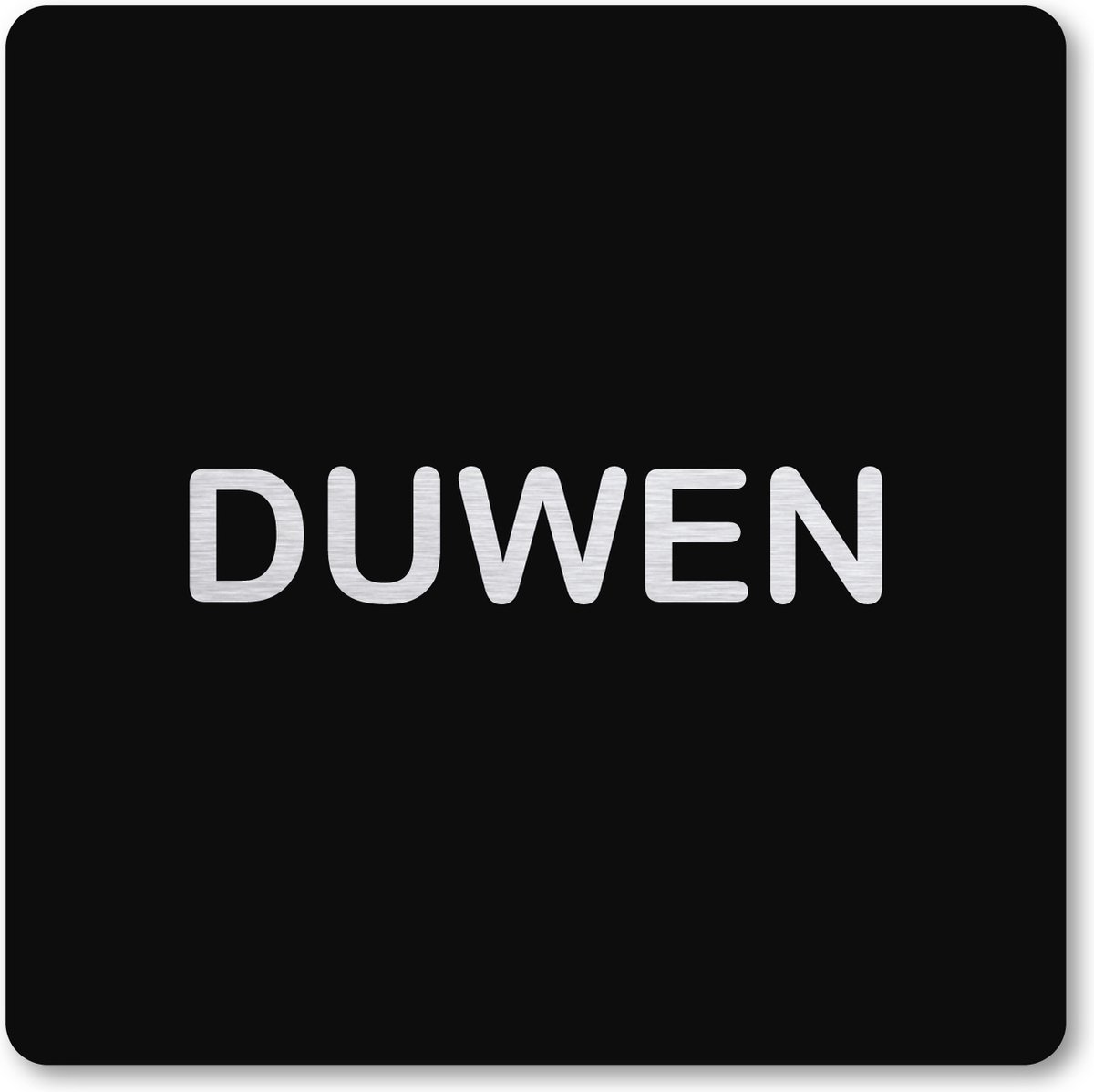 Pictogram Duwen - pictogrammen - zwart - deurbordje - 10 x 10 cm ...