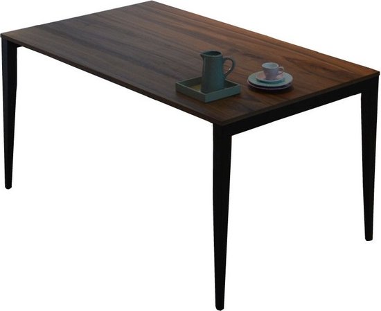 Jupiter Tafel - zwart/notenhout | bol.com