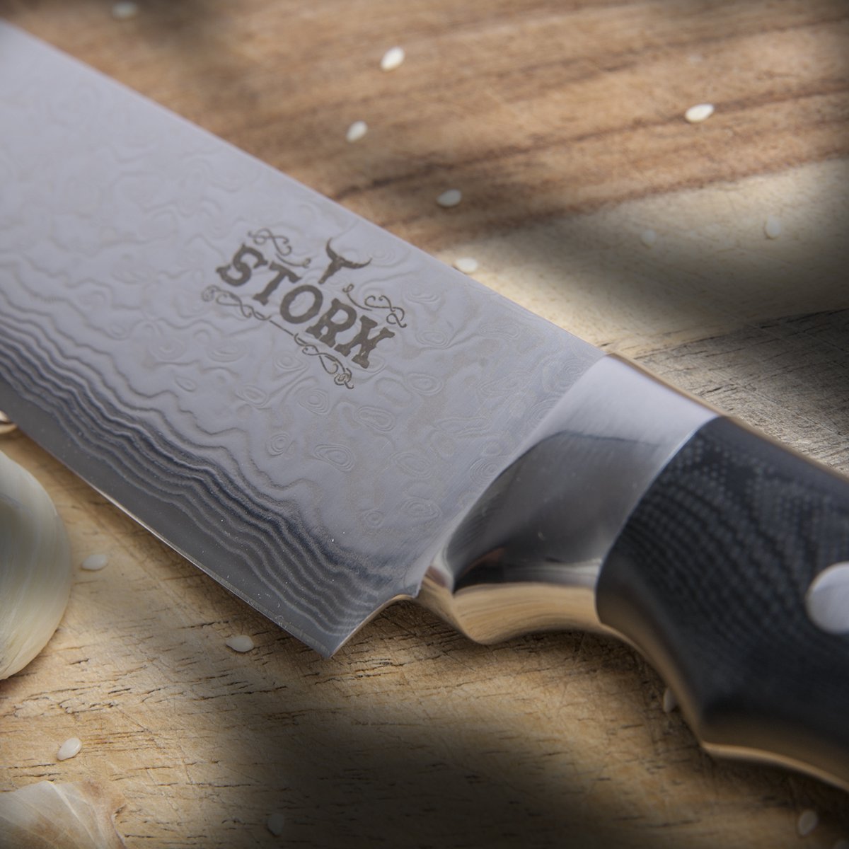 Koksmes - Damascus Mes - Japans Mes - Professioneel - Keuken mes - Chef ...