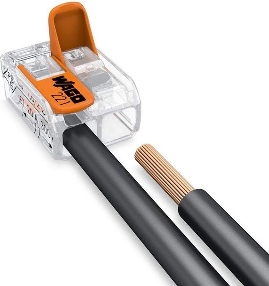 Wago lasklemmen assortiment serie 221 - 2, 3 en 5 voudig (32 stuks ...