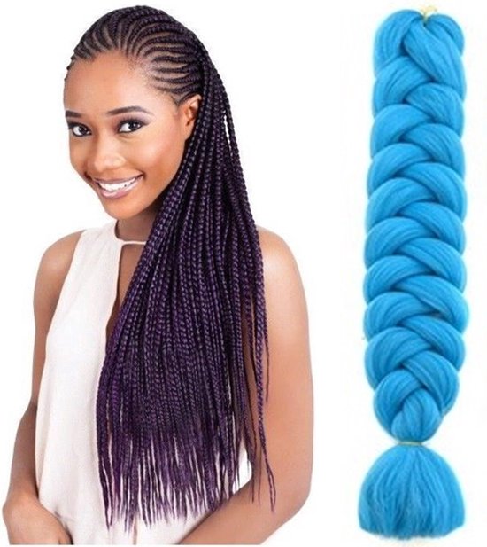 X-Pression Ultra Braid Premium - Vlechthaar Zee Blauw - Blue ...