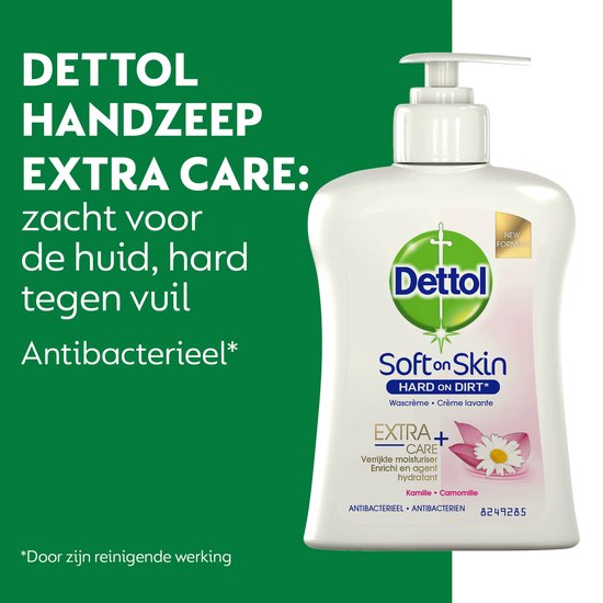 Dettol Handzeep - Antibacterieel - Extra Care Gevoelige en Normale Huid ...