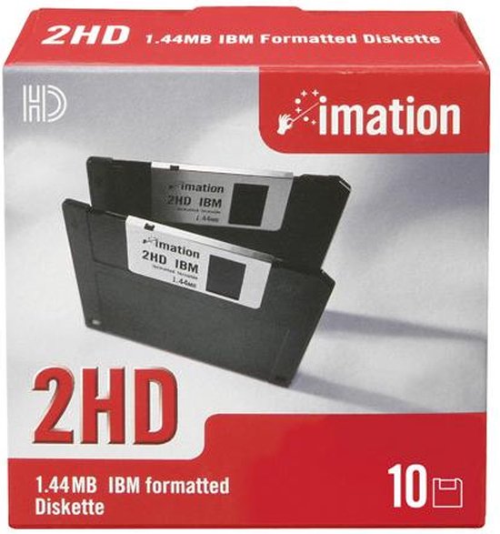 Imation IBM Formatted 2HD 3.5" Floppy Diskettes 10 Pack / Imation ...