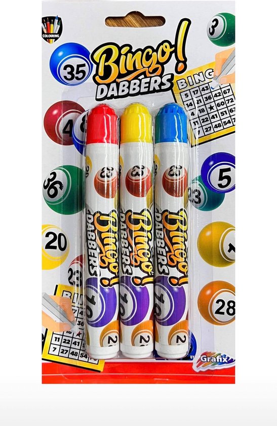 Bingo stiften/ bingo markers - bingo pen - bingo kaarten - bingo ...