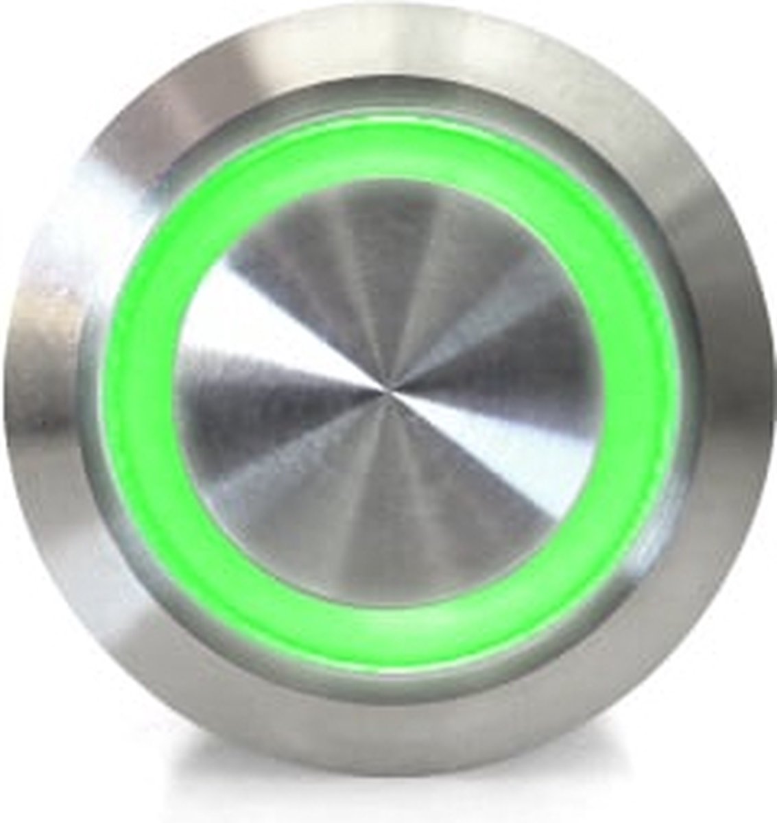 OTRONIC® Drukknop | aan-uit self lock | 5V LED Groen | RVS | 12mm | bol.com